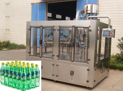 China Automatic Glass Bottle Sparkling Water / Soft Drink Filling Machine For PET Bottle for sale