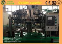 China 330ml Glass Bottle Carbonated Beverage Filling Machine , 2000 Bottles Per Hour for sale