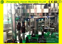 China Soft Drink Bottling Plant / Gas Liquid Glass Bottle Washing Machine for sale