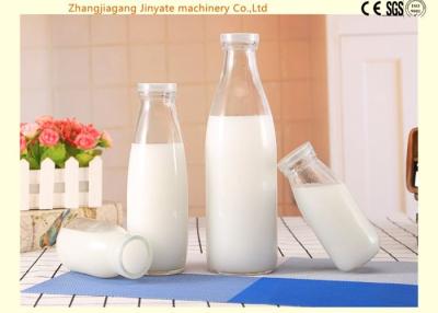 China Aseptic Milk Glass Bottle Filling Machine / Bottling Production Line Food Grade SS304 for sale