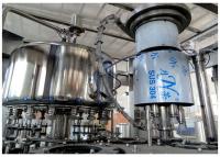 China 6.68kw Purified Milk Glass Bottle Filling And Capping 2-In-1 Machine For Small Factory for sale