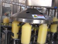 China PP / PET Bottle Corn Juice Filling Aluminum Foil Cutting / Sealing Machine for sale