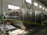 China Drinking Water Bottle / Barrel / Bucket Filling Machine 3 In 1 Rotary Monoblock for sale