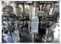 China Automatic HDPE Bottle Milk & Juice Washing Filling Aluminum Foil Sealing Machine for sale