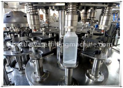 China Automatic HDPE Bottle Milk & Juice Washing Filling Aluminum Foil Sealing Machine for sale