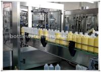 China Automatic HDPE Bottle Milk & Juice Washing Filling Aluminum Foil Sealing Machine for sale