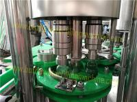 China Aluminum Cap Glass Bottle Juice Filling Equipment 3000b/h Capacity for sale