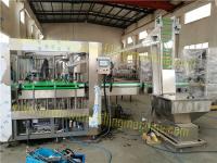 China Crown Cap Glass Bottle Tea / Juice Filling Machine Mitsubishi PLC Control for sale