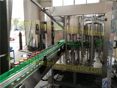 China Green Tea , Black Tea , Juice , Glass Bottle Filling Machine 380v 50hz for sale