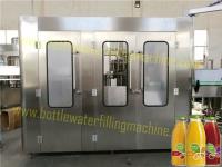 China 6000B/H Capacity Glass Bottle Non-Carbonated Soft Drinks / Juice Monoblock Filler And Capper for sale
