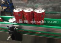 China Canned Juice Normal Pressure Filling Machine / Drinking Water Canning Machine for sale