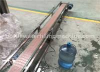 China 5 Gallon Pet Bottle Filling Machine / 20 Liter Mineral Water Bucket Plant 2800*1100*1600MM for sale