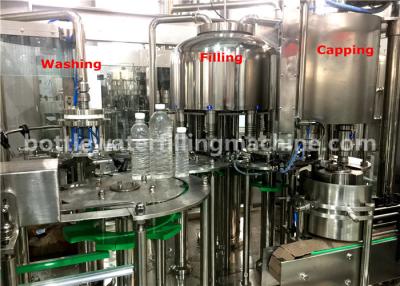 China Small Bottle Washing Filling Capping Machine For Complete Water Filling Line for sale