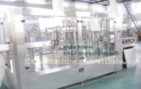 China Mineral Water Juice Gas Bevarage Filling And Sealing Machine / Liquid Filling Machine for sale