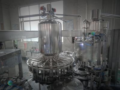 China Orange Juice Filling Machine 4 in 1 Monoblock For Plastic Bottle for sale