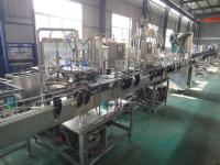 China SS304 Beverage Filling Machine , 2000 Cans / hr Hot Juice Canning Machine for sale