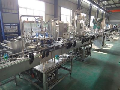 China SS304 Beverage Filling Machine , 2000 Cans / hr Hot Juice Canning Machine for sale