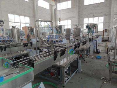 China 500ml Mineral Water Barrel Filling Machinery , 1.5 Kw Linear Filling Machine for sale
