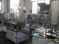 China Glass Bottle Hot Juice Filling Machines , Automatic Water Bottling Plant for sale