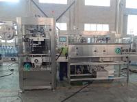 China 3Kw Sleeve Shrink Labeling Machine OPS , Plastic Flat Bottle Water Plants for sale