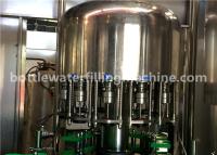China Glass Bottle Flavor Water Filling Machine , 3 In 1 Juice Production Line for sale