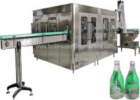 China 8000 BPH Glass Bottle Carbonated Soft Drink Filling Machine With PLC Control for sale