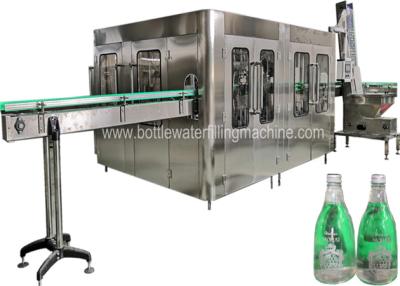 China 8000 BPH Glass Bottle Carbonated Soft Drink Filling Machine With PLC Control for sale