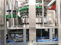 China 8000 BPH Glass Bottle Carbonated Soft Drink Filling Machine With PLC Control for sale