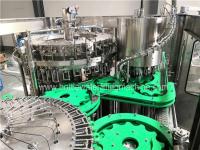 China Flavored Carbonation Machine Water Glass Bottle Washing Filling Labeling Line for sale