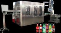 China Ss Carbonated Water Production Plant / Fizzy Drink , Isobaric Water Filling Machine for sale