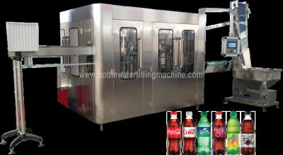 China Ss Carbonated Water Production Plant / Fizzy Drink , Isobaric Water Filling Machine for sale