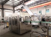 China PLC Control Aerated Soda Water Bottling Plant / Beverage Filling Machine for sale