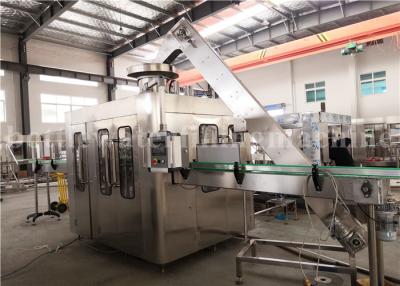 China PLC Control Aerated Soda Water Bottling Plant / Beverage Filling Machine for sale