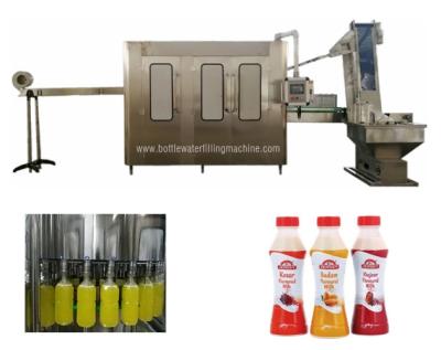 China 18 Filling Heads 2000BPH Litchi Packaging  Juice Bottling Equipment for sale