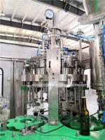 China Rinser Filler Cacpper 1000bph Glass Milk Bottle Soda Filling Machine for sale