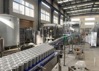 China 6000CPH Fruit Juice Canning Line , Coconut Water Aluminum Can Filling And Sealing Machine for sale