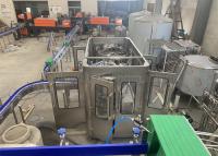 China 6000CPH Soymilk Tin Can Juice Filling Machine Opened Valve Height Adjustable for sale
