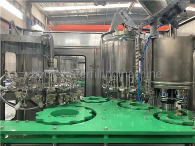 China 4.88kw 350ml 25 Degree Glass Bottle Juice Filling Machine  Rotative Rinsing Turret for sale