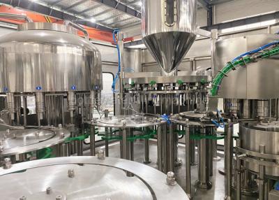 China 4 In 1 Automatic Liquid Filling Machines , Pulp Juice PET Bottle Filling And Capping Machine for sale