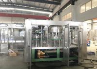 China 4.03KW Monoblock Juice Filling And Capping Machine , Orange Juice Production Line With PLC for sale
