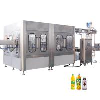 China Automatic Rinsing Juice Filling Capping Machine 2000ml Mango Coffee for sale