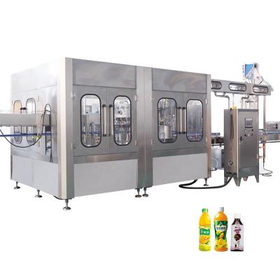 China Automatic Rinsing Juice Filling Capping Machine 2000ml Mango Coffee for sale