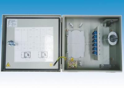 China 12 CORE Outdoor Fiber Termination Box Wall Mounted Fiber Optic Connection Box for sale