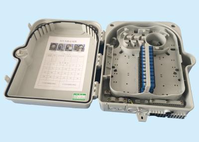 China 24 CORE Optical Fiber Distribution Box Pole Mounted Metal / Plastic for sale