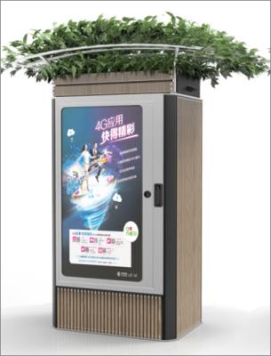 China Customized Fiber Optic Cross Connecting Communication Cabinet With Advertisement for sale