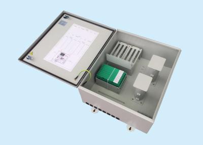 China Outdoor Metal Optical Fiber Distribution Box 72 CORE For FTTH for sale