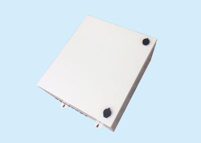 China 144 CORE Metal Optical Fiber Distribution Box / Fiber Optic Terminal Box for sale