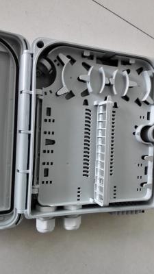 China 12 Core Plastic Pole Mounted Fiber Optic Cable Junction Box / Fiber Optic Splice Box for sale