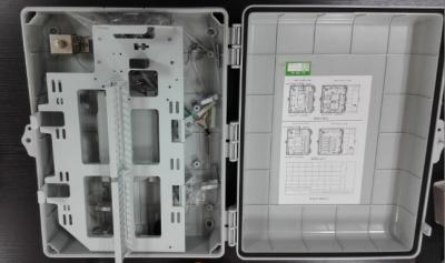 China 32 Core Plastic  Optical Fiber Distribution Box Outdoor Or Inddor Wall Mounted for sale