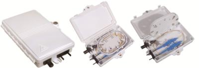China Plastic fiber optical distribution box,167x102x31mm,wall-mounted,IP65,2pcs adaptor for sale